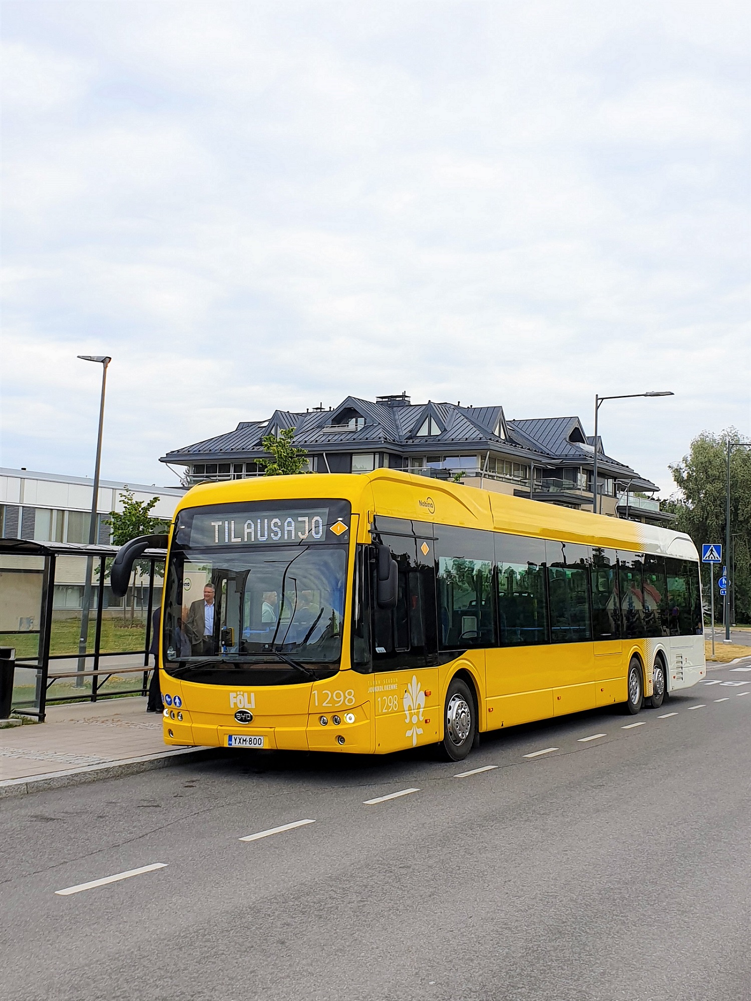 Los primeros buses eléctricos BYD de Finlandia salen a las calles